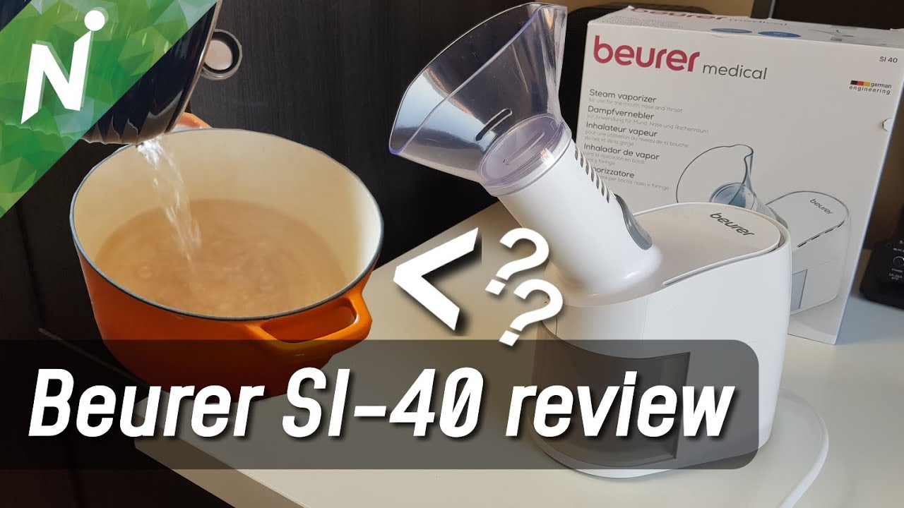Beurer SI-40 steam inhaler : better than a pot of water? - YouTube