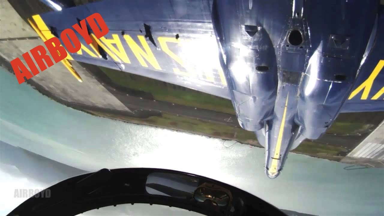 Blue Angels Double Farvel Cockpit View - YouTube