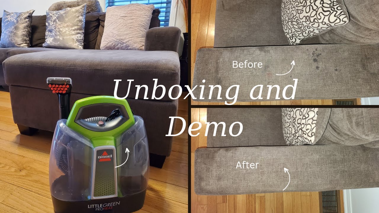 How To Use the Bissell Little Green Proheat- UNBOXING and DETAILED ...