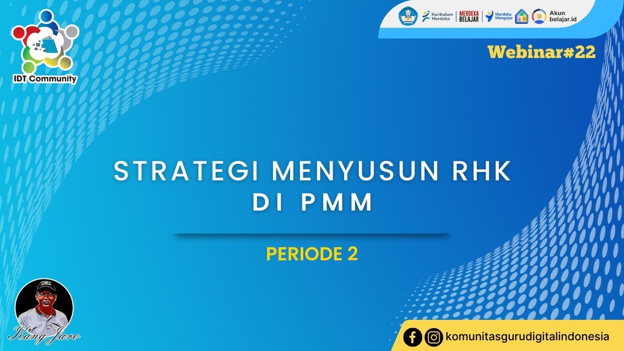 Strategi Menyusun RHK Guru di PMM Periode 2. - YouTube