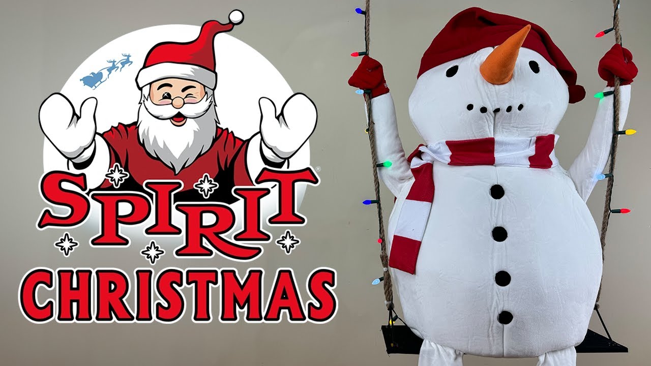 Swinging Snowman Animatronic 2024 Spirit Christmas Unboxing & Demo ...