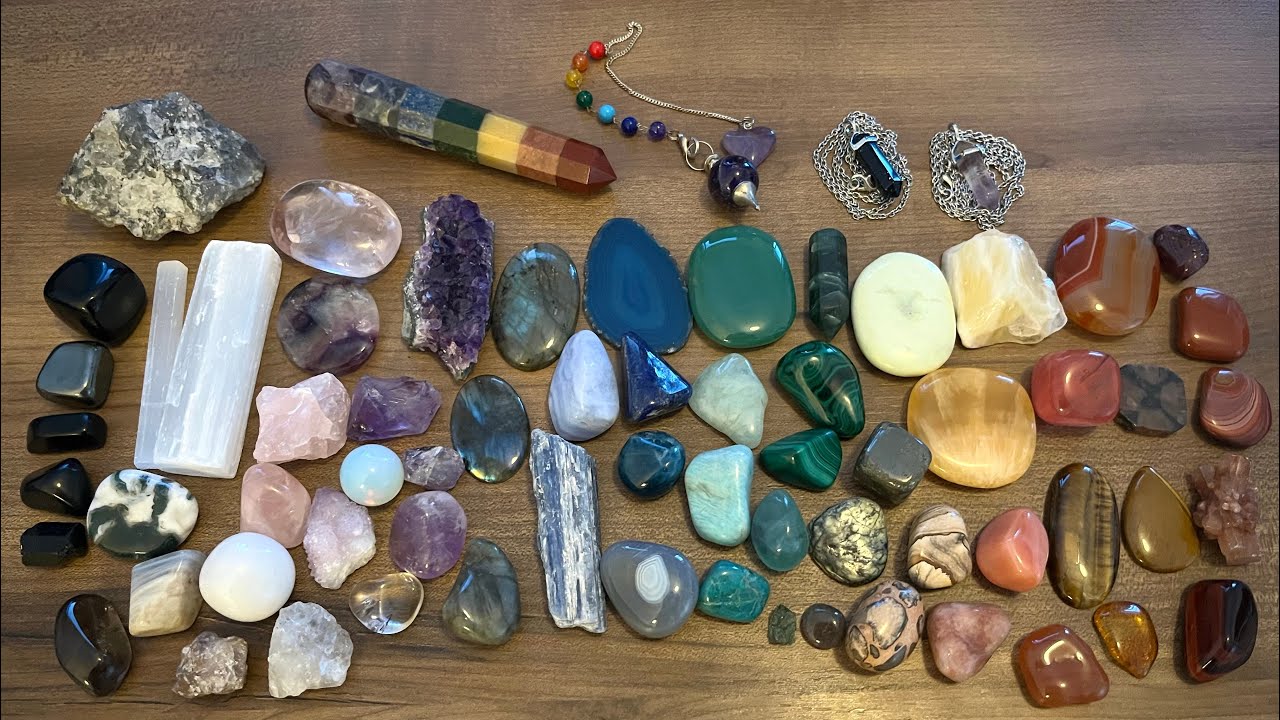 💎 Crystals and Gemstones Collection Show & Tell ASMR - YouTube