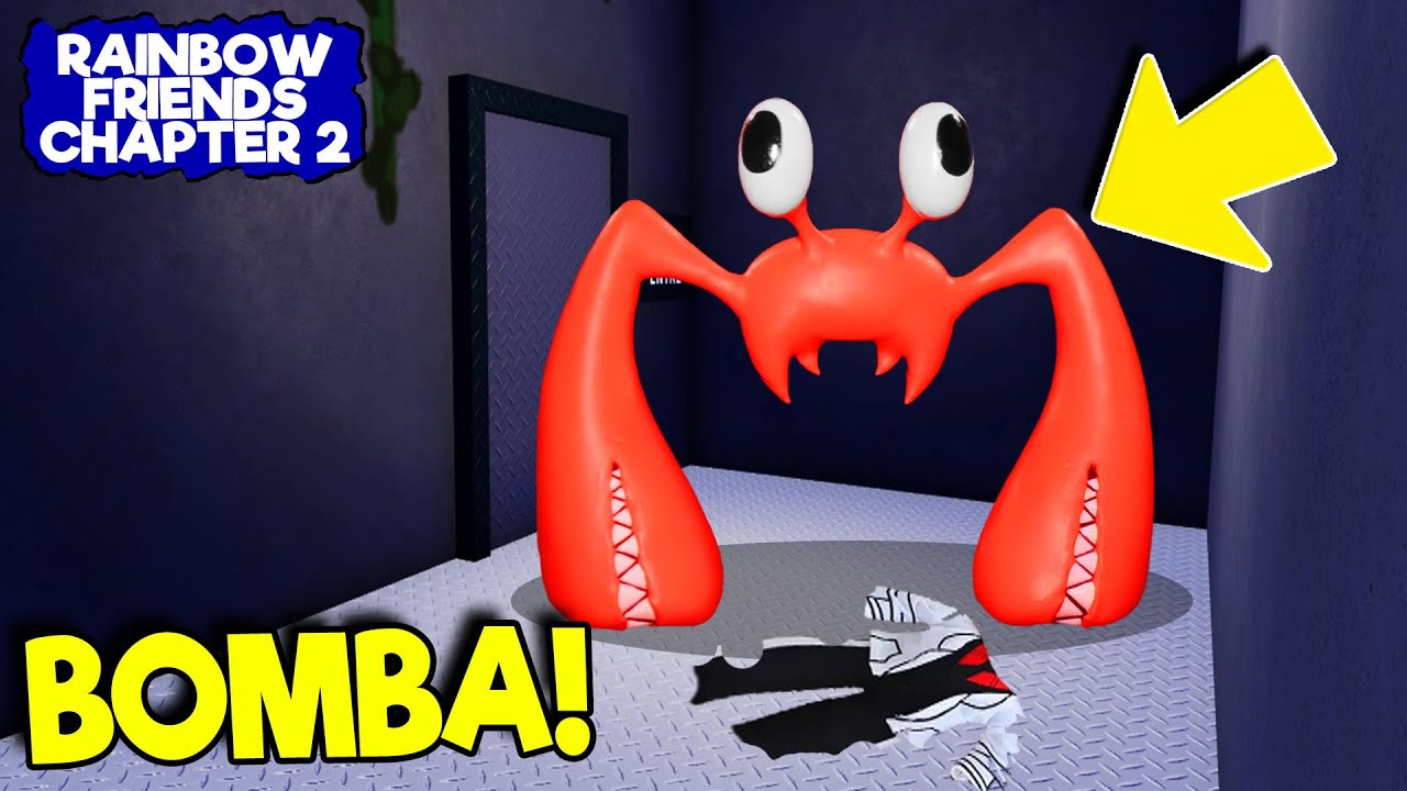 RAINBOW FRIENDS CHAPTER 2: BOMBA RED VAI TER UMA FORMA NOVA - ROBLOX ...
