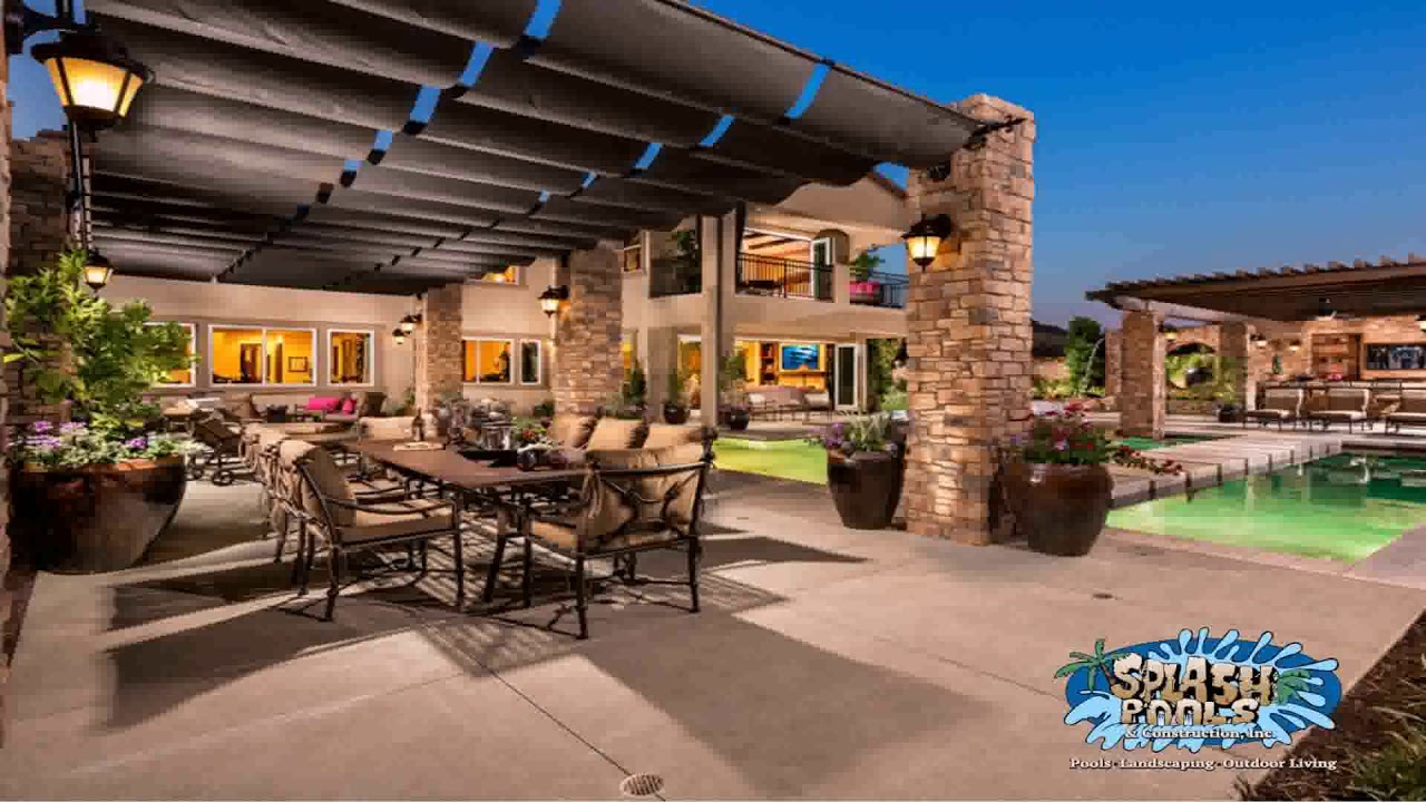 Landscape Design Ideas For Large Backyards - YouTube