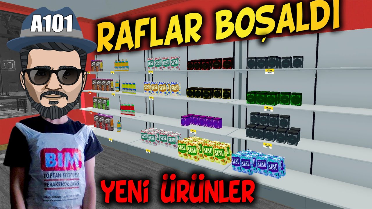 GAZLI İÇECEKLER GELDİ :D | SUPERMARKET SIMULATOR | KARİYER / CANLI ...