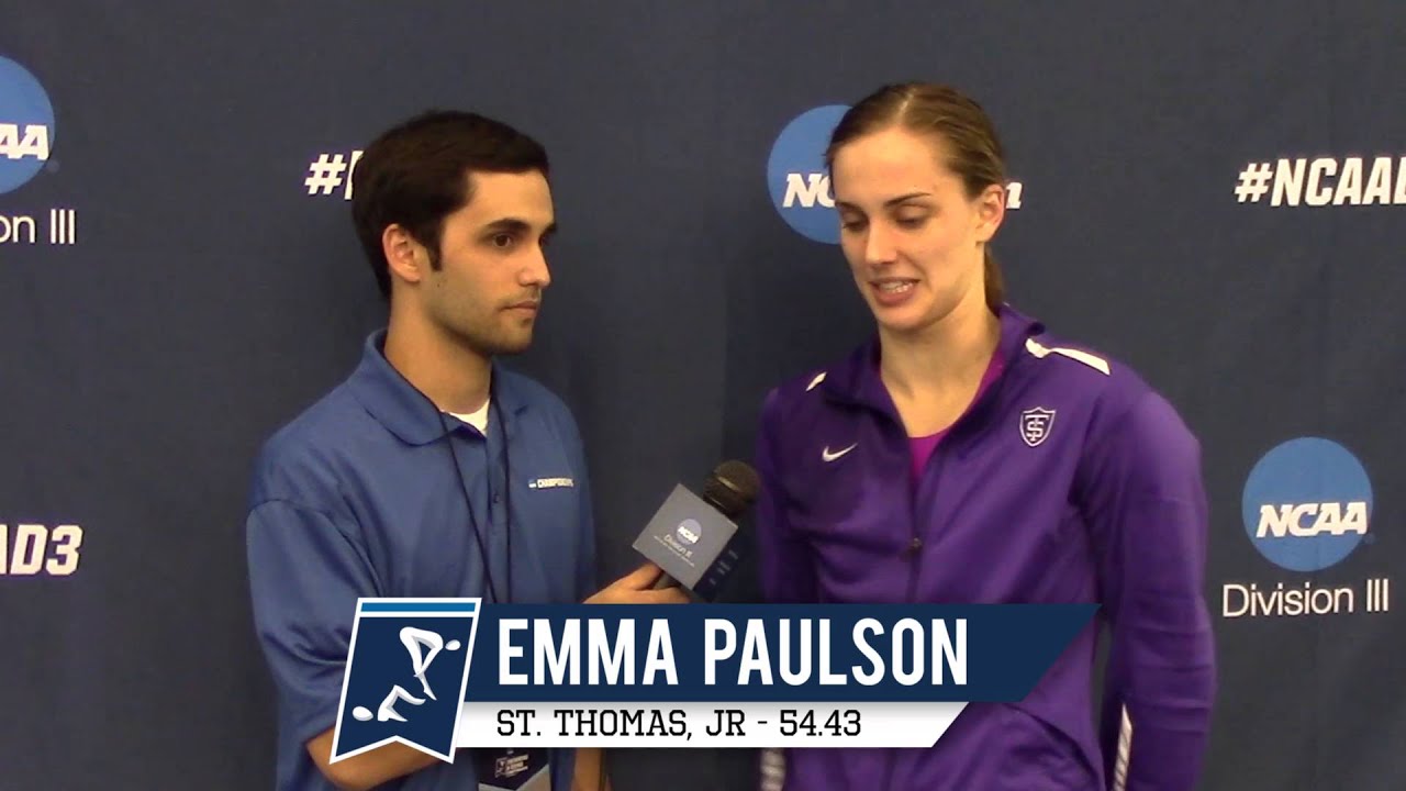 Emma Paulson, St. Thomas, Women's 100 Back Finals - YouTube