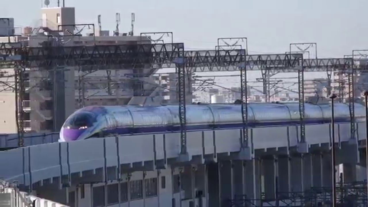 Shinkansen 500 Type EVA エヴァンゲリオン 新幹線500系 - YouTube