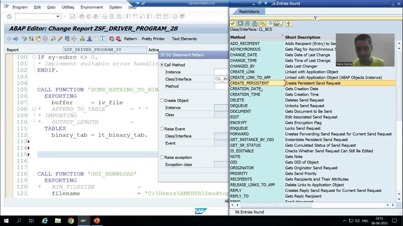 52 - Smartforms - Sending Smartform PDF as an E-Mail Attachment Part3 ...