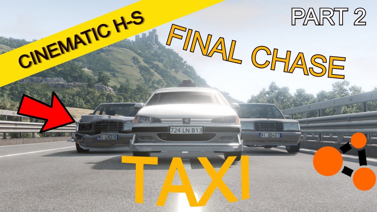 TAXI 1 adapté sur BeamNG! (Partie 2: Course FINALE) - YouTube
