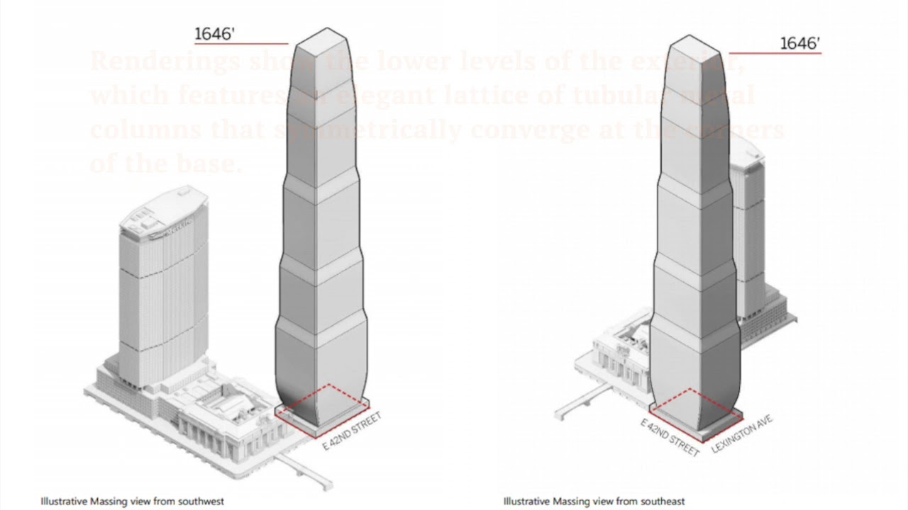 NEW Super tall Skyscraper Project Commodore in New York 175 Park Avenue ...