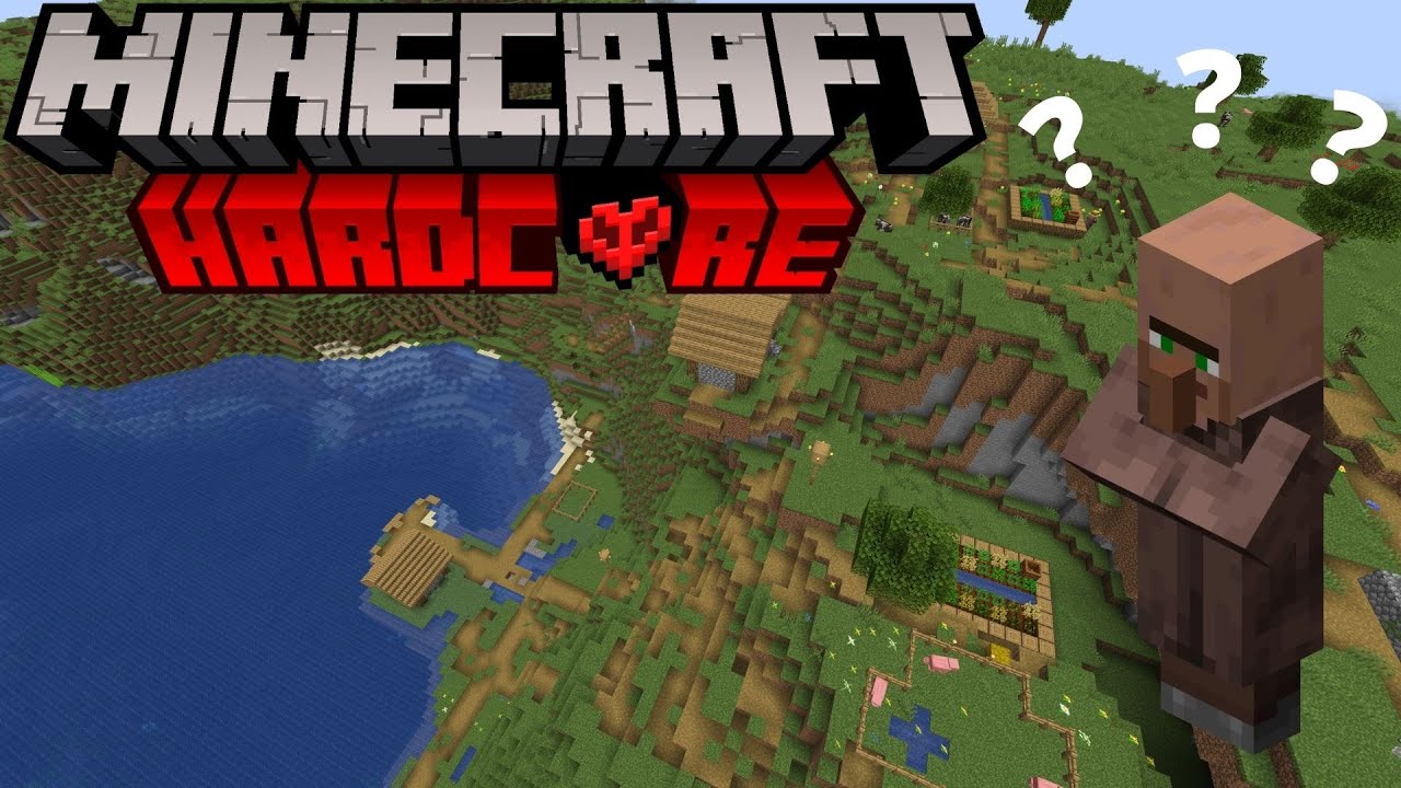 Das PERFEKTE Dorf und mehr Höhlen - Minecraft Hardcore #02 - YouTube
