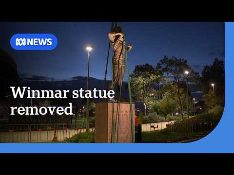 Statue of ex-AFL player Nicky Winmar removed from Perth Stadium after assault conviction | ABC News