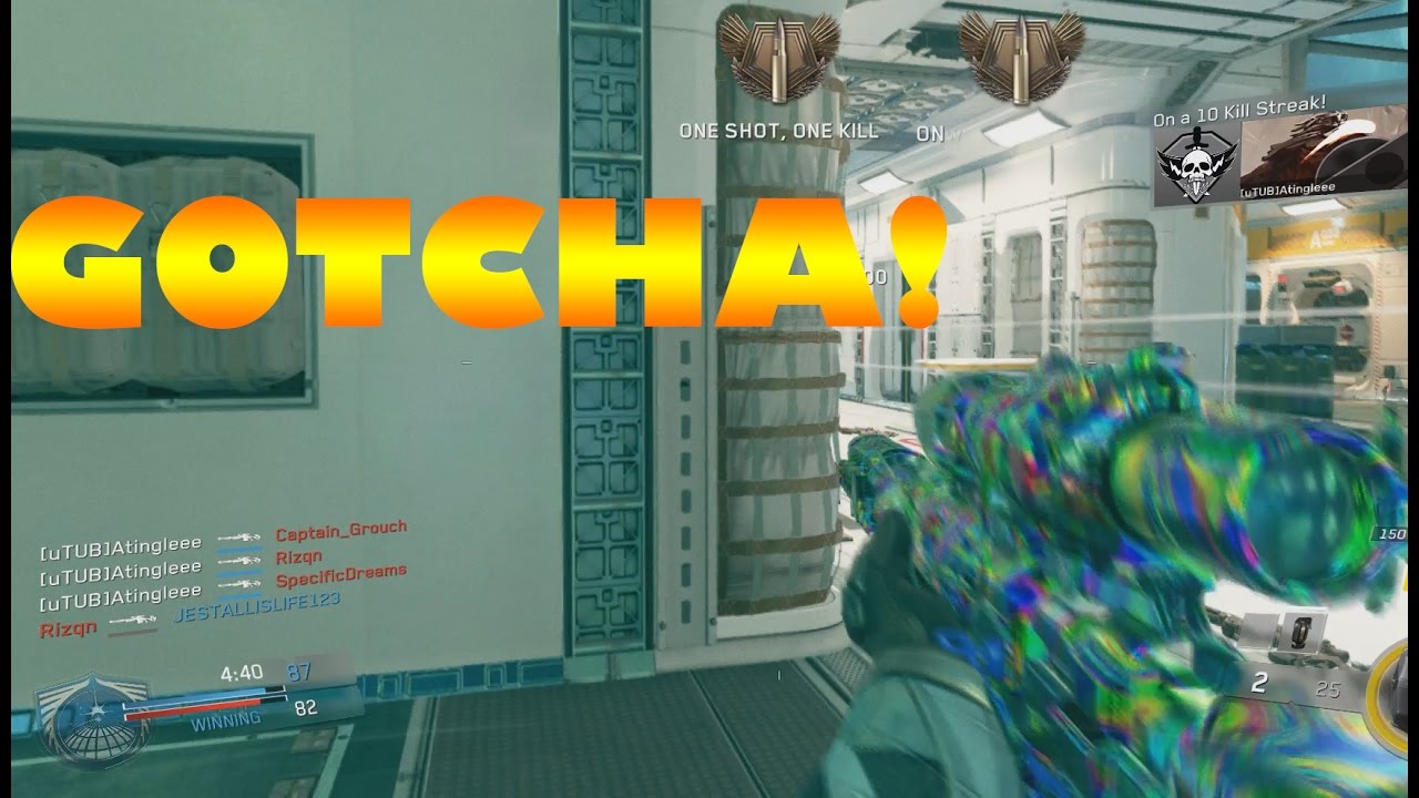 'GOTCHA' - INFINITE WARFARE SNIPER MONTAGE - YouTube