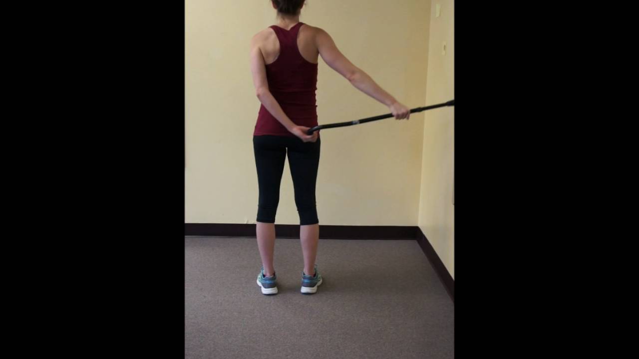 shoulder cane internal rotation - YouTube