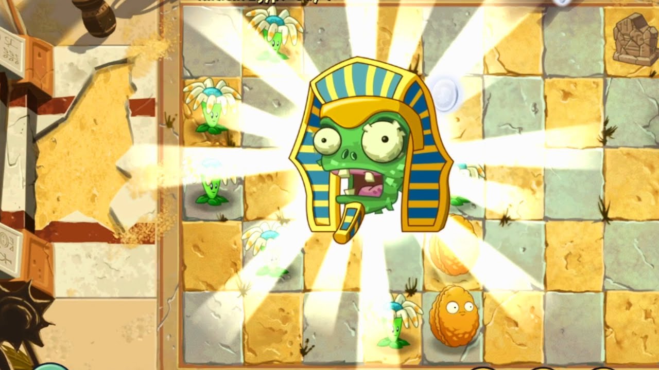 Bloomerang against Camel Zombies in Ancient Egypt level - Plants VS ...