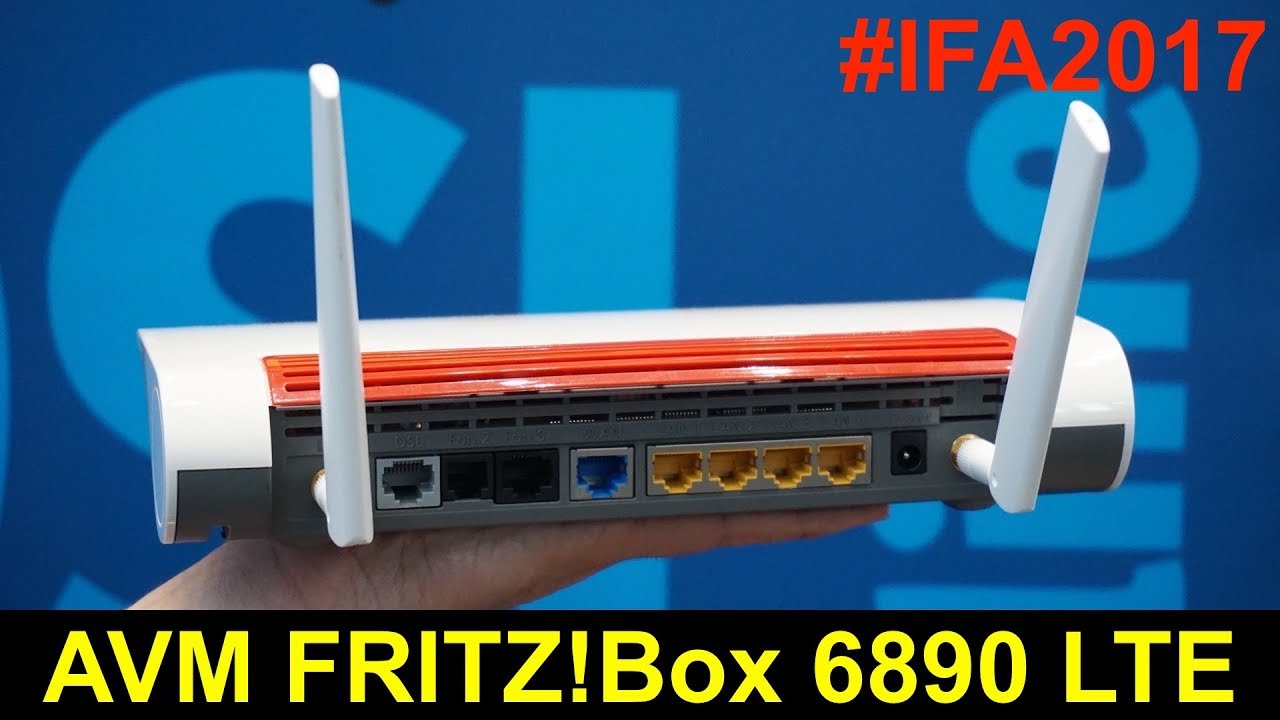 AVM FRITZ!Box 6890 LTE im Hands-On - YouTube