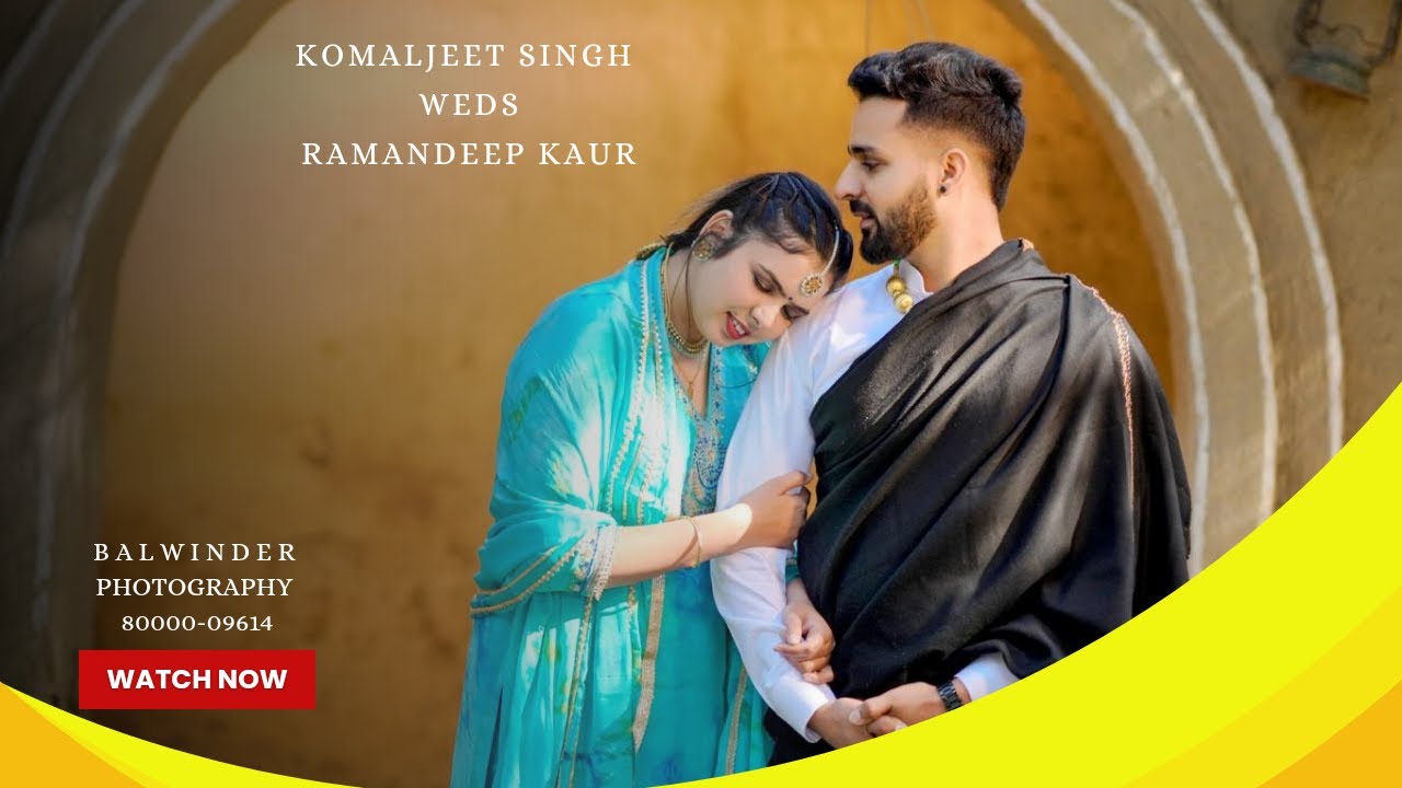 Wadding Ceremony Komaljeet Singh Ramandeep Kaur l Balwinder Photography Dhotian - YouTube