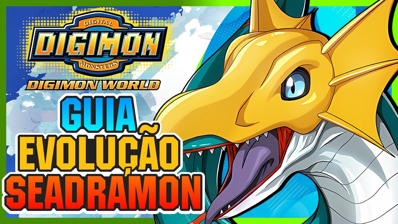 COMO EVOLUIR PARA SEADRAMON - Digimon World PS1 Guia Tutorial Evoluções ...