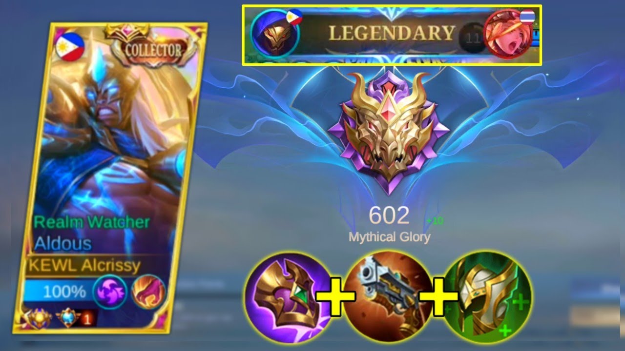 HOW TO REACH MYTHICAL GLORY USING ALDOUS? BEST ITEM AND ROTATION ...