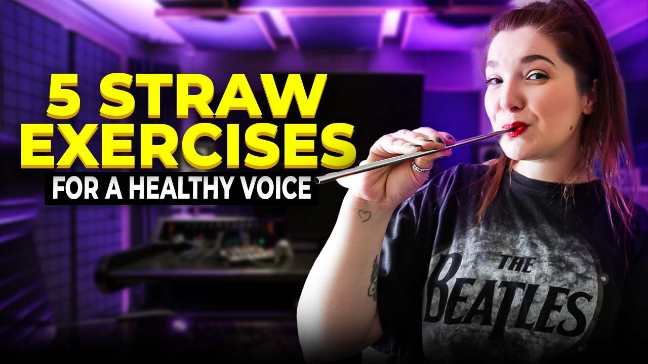 5 Easy (ish!) Straw Exercises for a Healthy Voice - YouTube