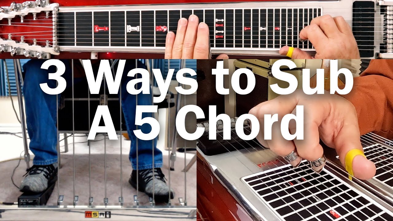3 Ways to Sub a 5 Chord | Lesson - YouTube