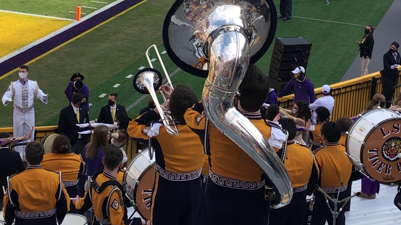 LSU Tiger Band Pregame | vs Ole Miss 2020 - YouTube