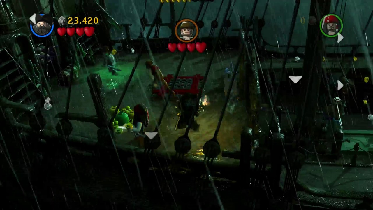 Lego Pirates Of The Caribbean - The Maelstrom (Free Play) - YouTube