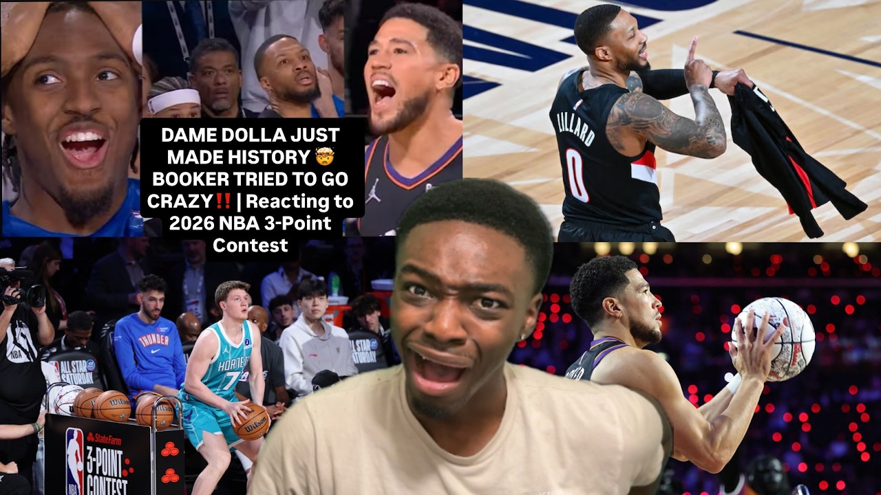 DAME DOLLA JUST MADE HISTORY!! | Reacting to State Farm 2026 NBA 3 ...