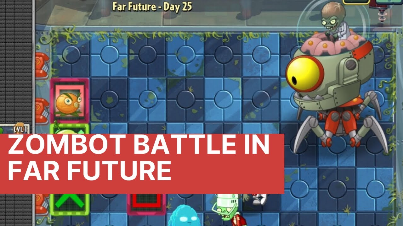Plants vs zombies 2 zombot battle in far future - YouTube