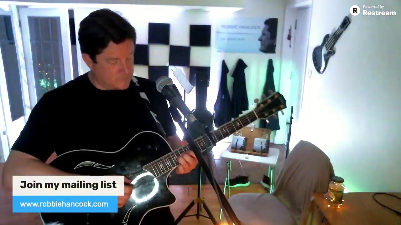 Robbie Hancock Live! Happy hour time :) - YouTube