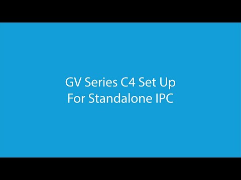 GV Series Control 4 Set Up For Standalone IPC - YouTube
