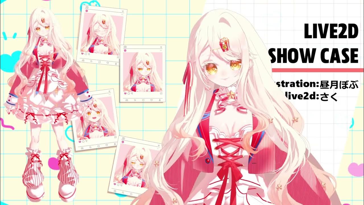 【Live2D Showcase】ポップコーンモチーフの女の子【VTS対応】 - YouTube