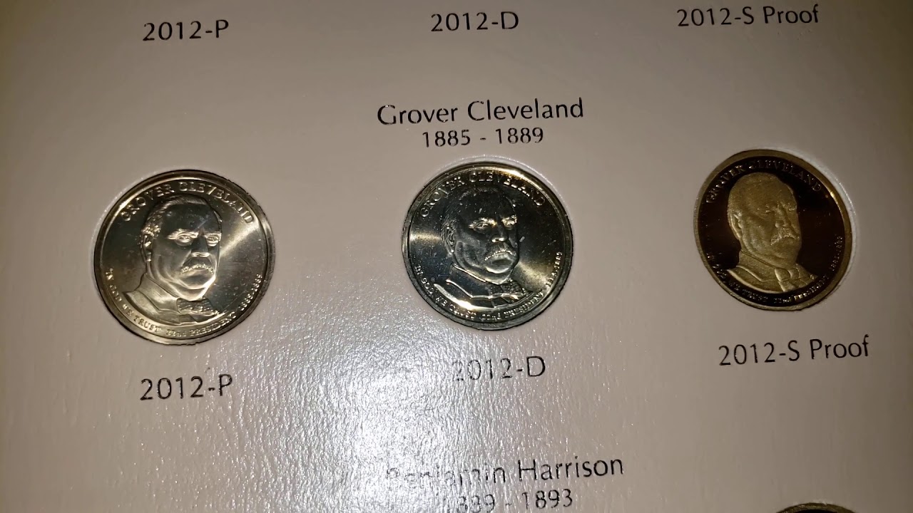 Complete U.S. Presidential Dollar Coin Set 2007-2016 & 2020 including ...
