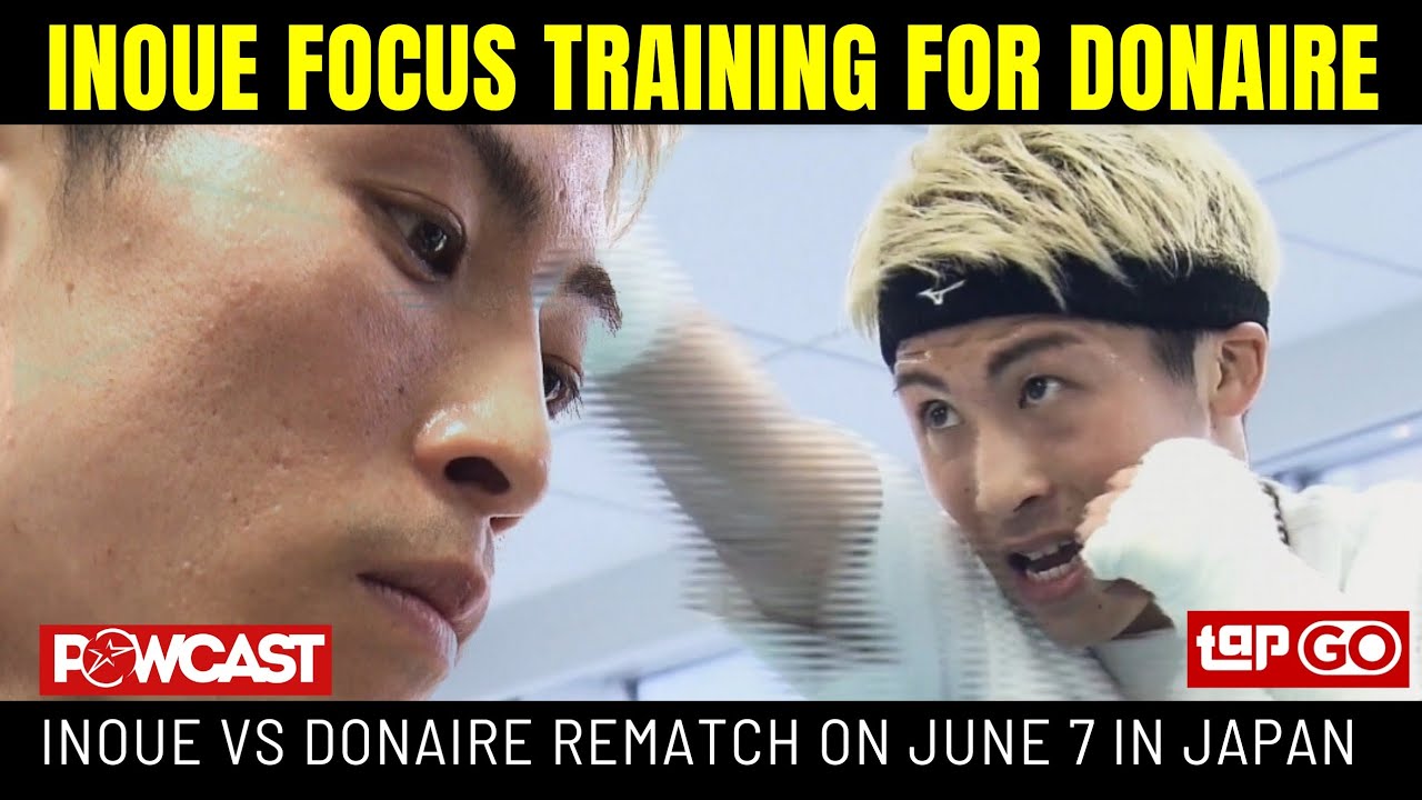 Watch Naoya Inoue focus Shadow Box and hand wraps | training for ...