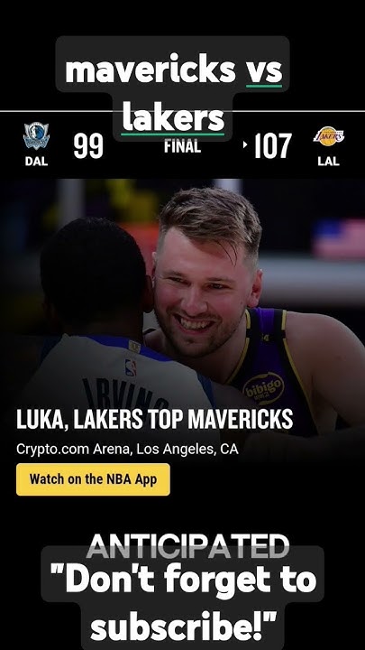 Lakers vs. Mavericks final score, results: Luka Doncic notches triple-double against his former ...