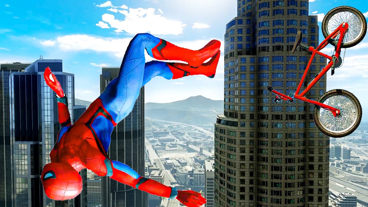 GTA 5: Falling off Highest Buildings #3 - GTA 5 Funny Moments & Fails ...