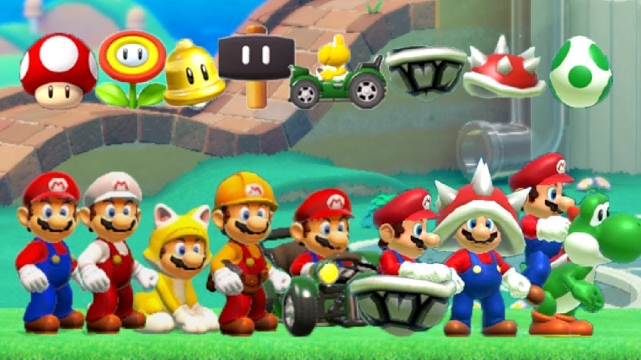 Super Mario Maker 2 -Todos los Power Ups [2019] - Todos Los Super ...