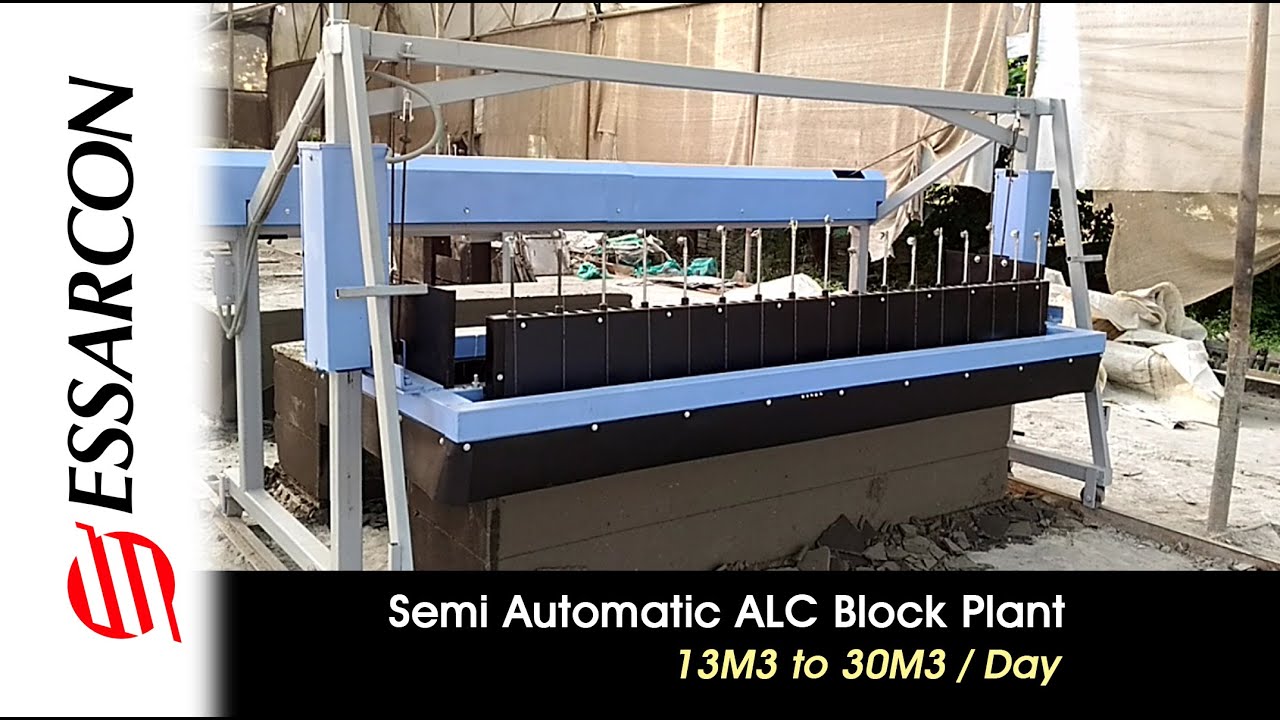 ALC block plant upgradable to mini AAC block startup plant -by ESSARCON ...