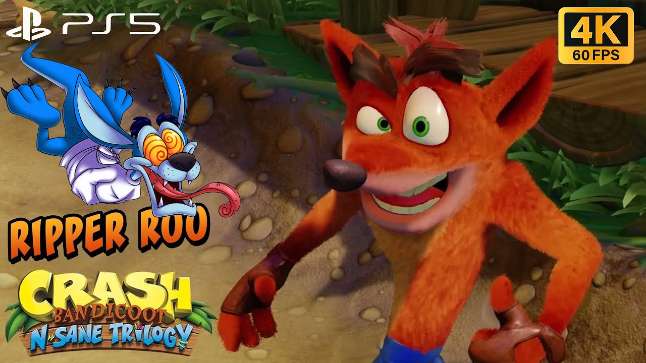 "Ripper Roo!" (Crash Bandicoot: N´Sane Trilogy) Part 1 4K 60FPS - YouTube