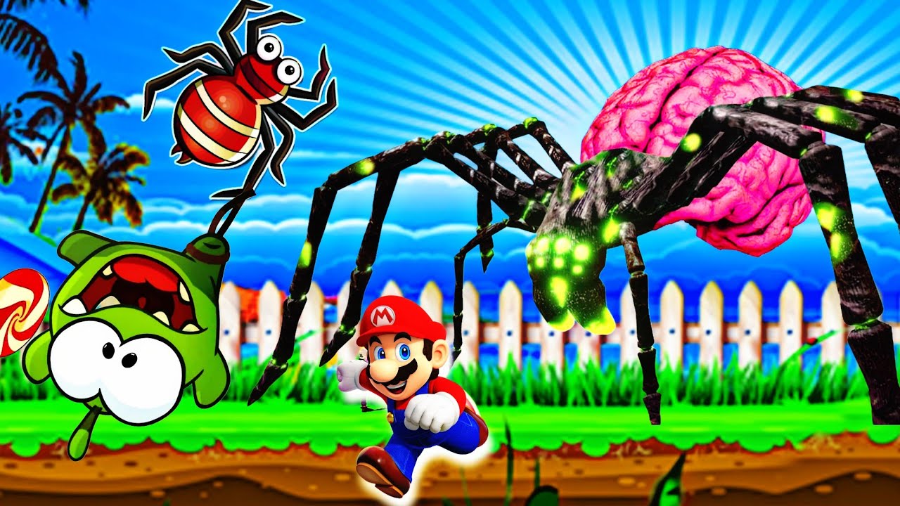 Super Mario. Cut the Rope VS Insect evolution Run. Satisfying Mobile ...