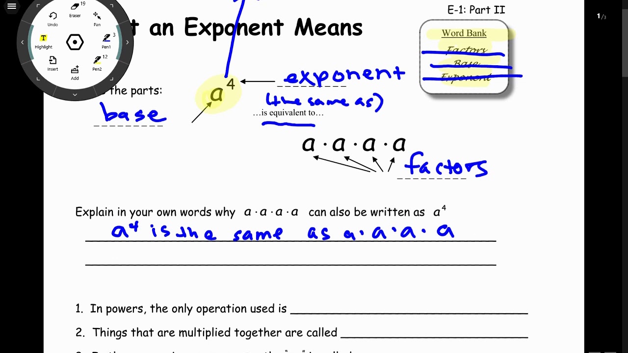 Monday March 23rd-Exponents - YouTube