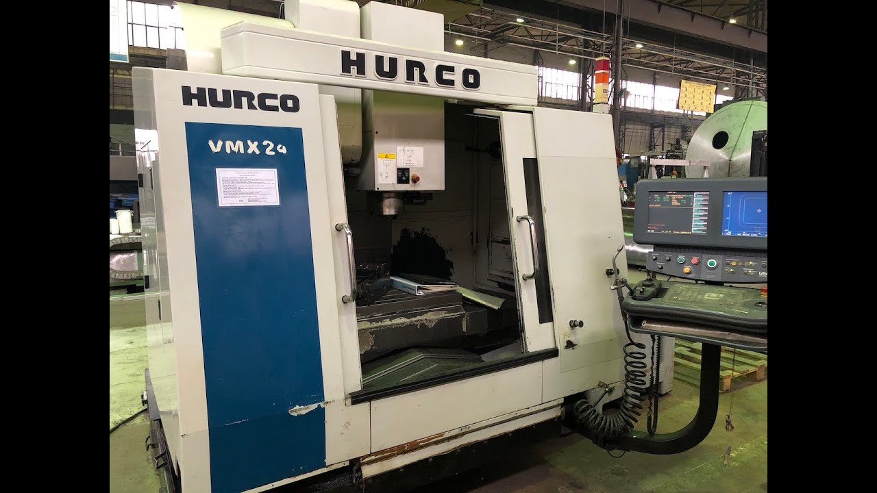 CNC vertical machining center Hurco VMX24 - YouTube