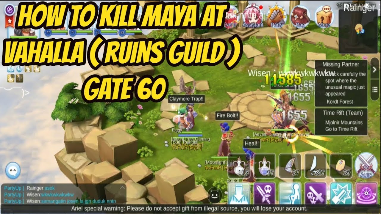 How To kill Maya at Vahalla Ragnarok Mobile Eternal Love - YouTube
