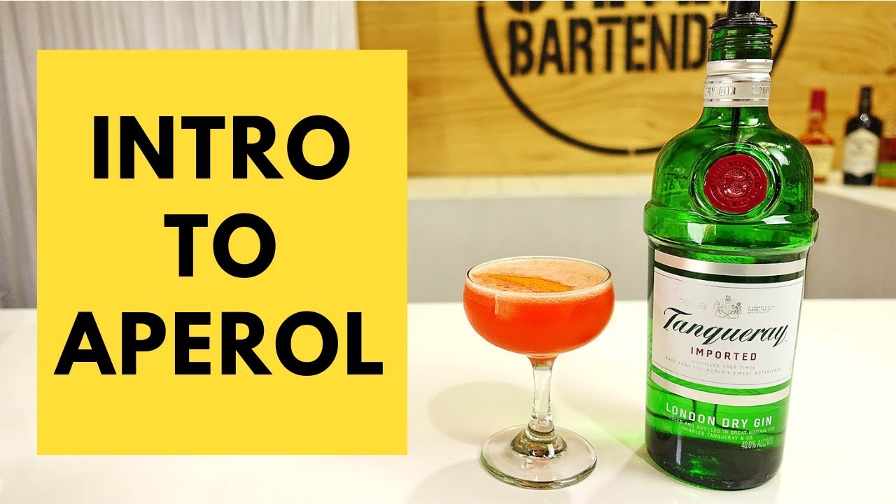 Intro to Aperol Cocktail Recipe by Audrey Saunders, Pegu Club - YouTube
