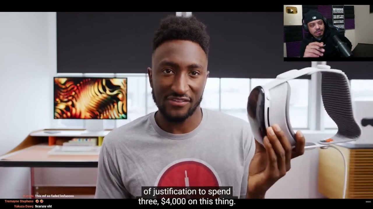 Apple Vision Pro Reaction | DJ Ghost VOD - YouTube