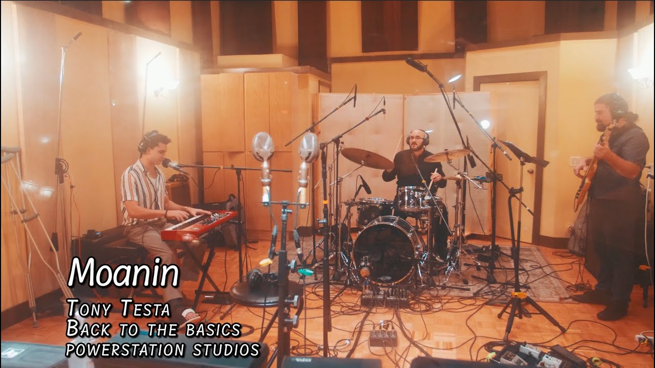 Tony Testa - Moanin - Live at Powerstation Studios - YouTube