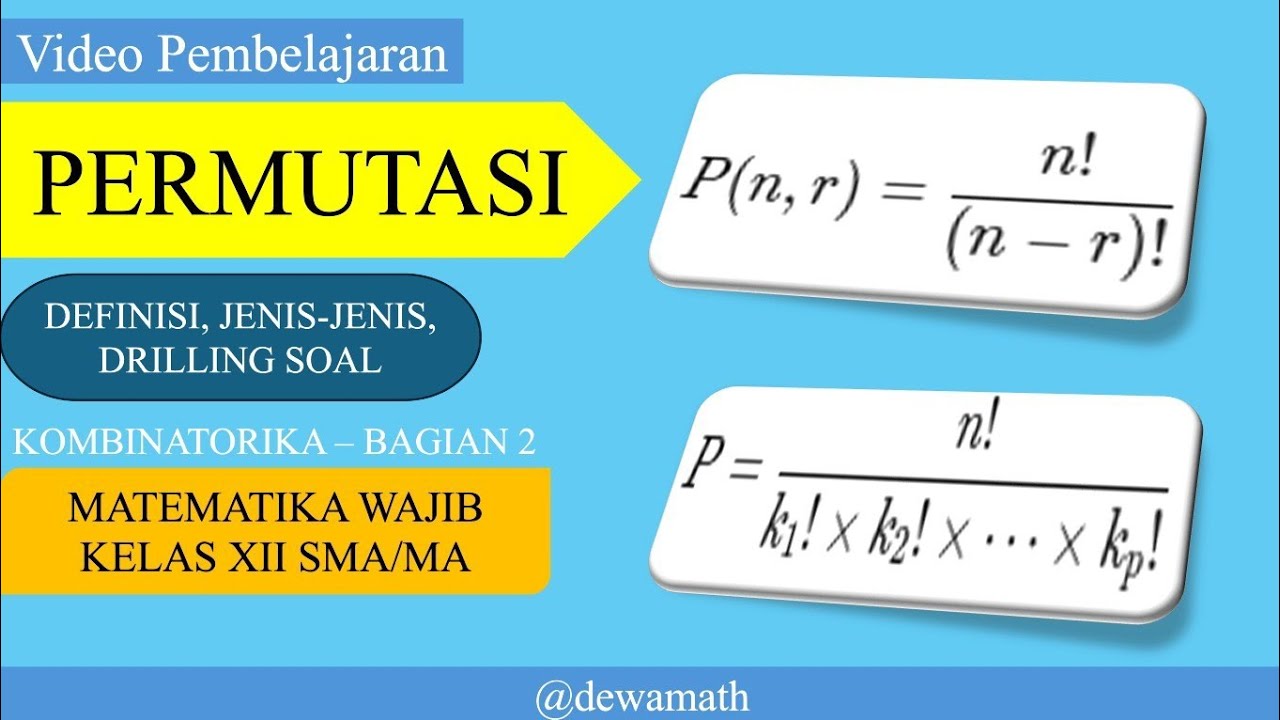 PERMUTASI - Matematika Kelas 12 - YouTube