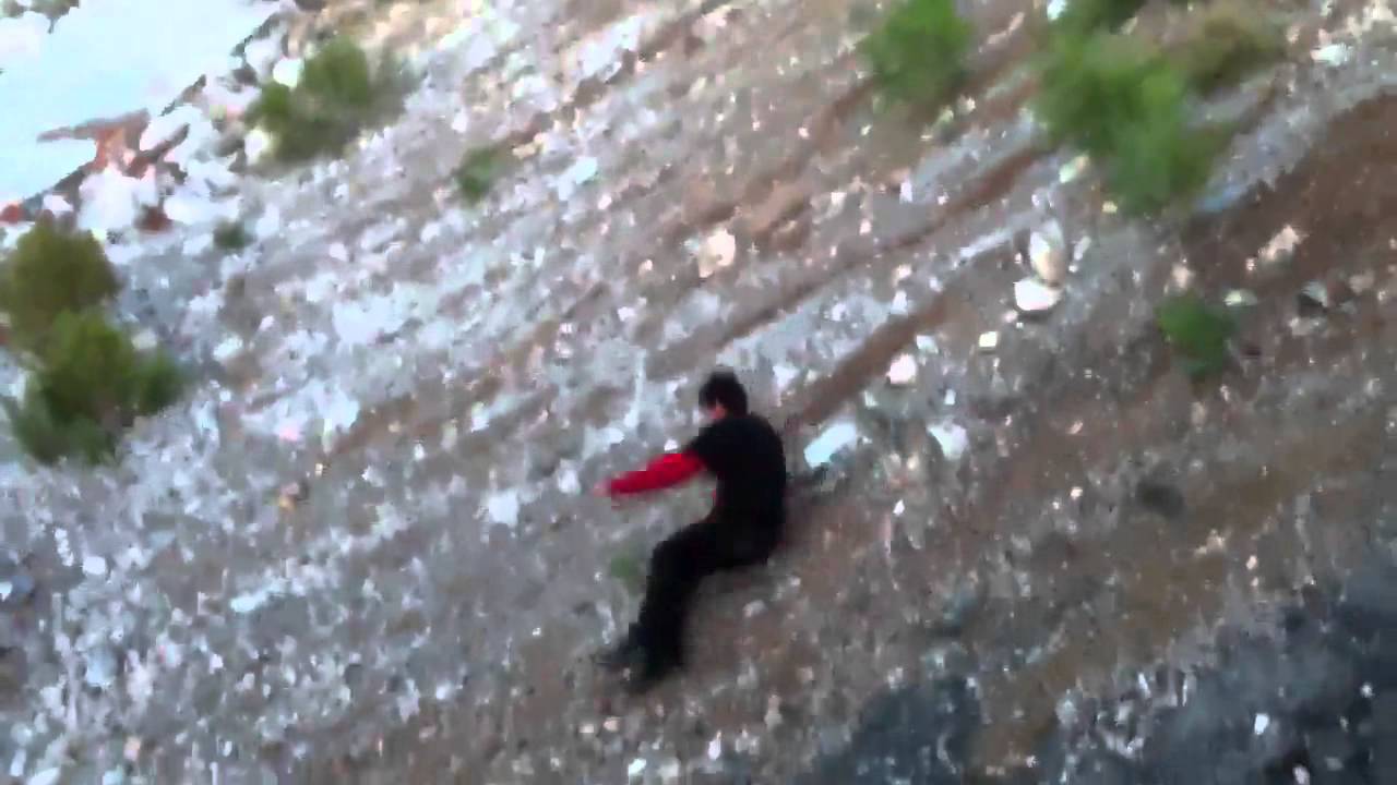 KID FALLS OFF A CLIFF! - YouTube