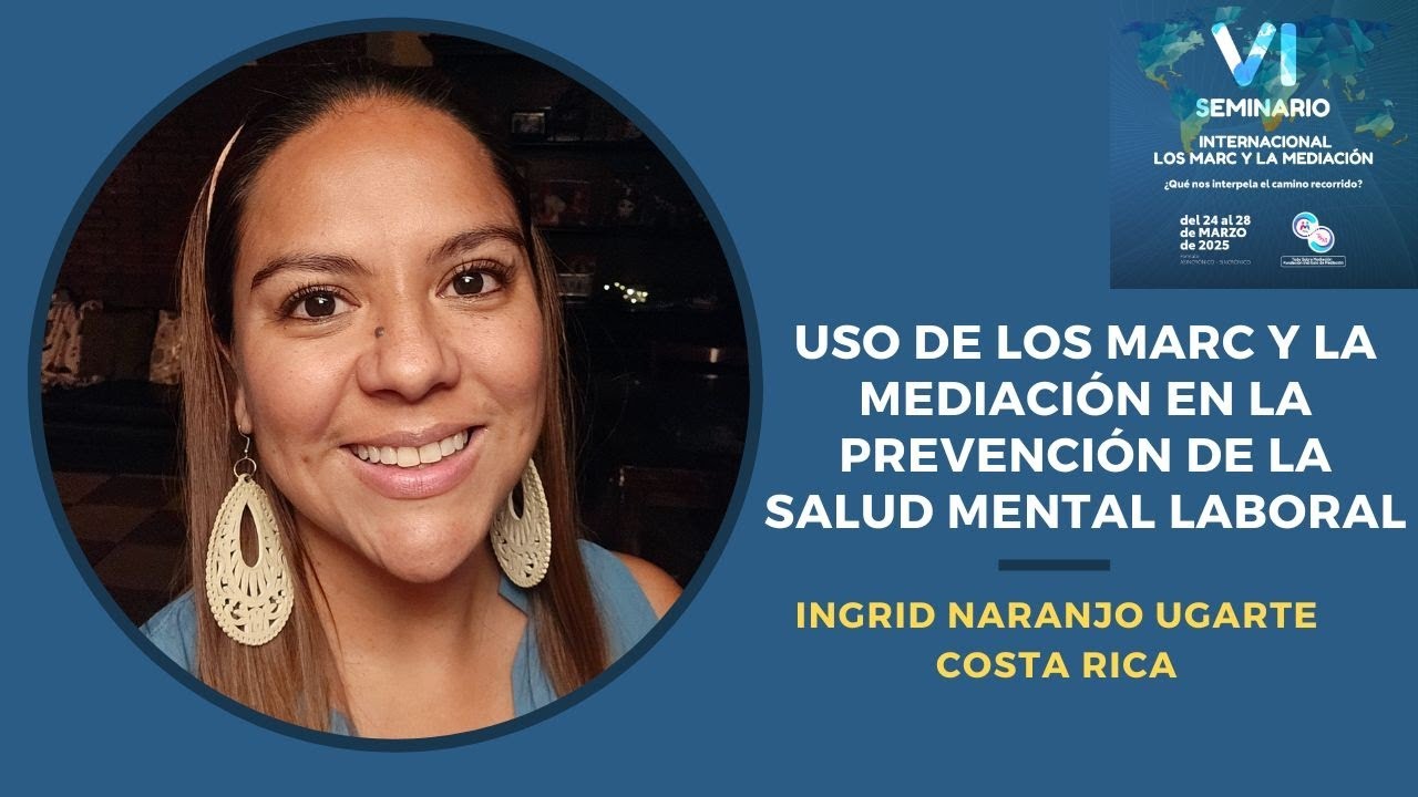 USO DE LOS MARC Y LA MEDIACIÓN EN LA PREVENCIÓN DE LA SALUD MENTAL ...