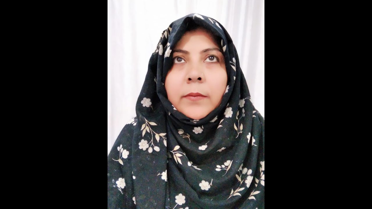 Fatima Husaini Makhfi ज़िंदगी तुझसे मुलाक़ात अधूरी ही रही - YouTube
